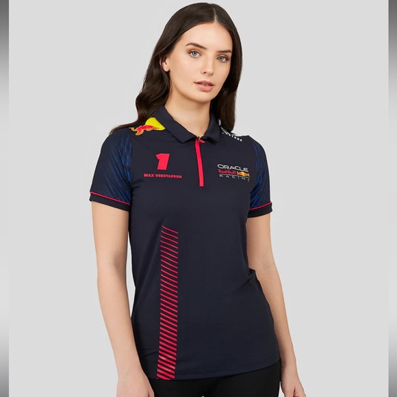 Castore | Tops | Oracle Red Bull Racing Womens Ss Polo Shirt Driver Max ...
